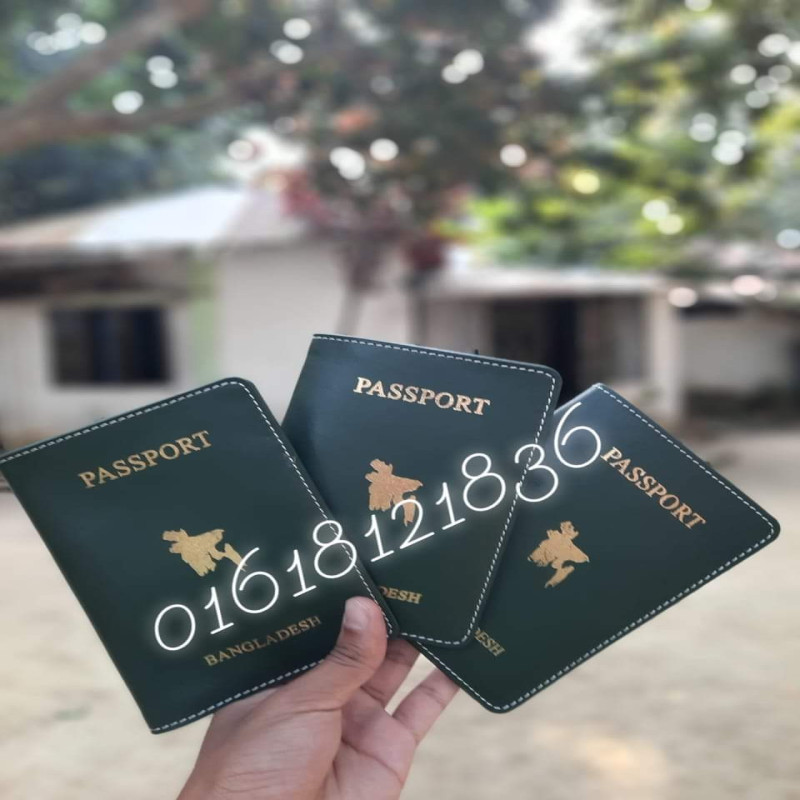 Reza Shop BD - premium quality Passport Cover -- Green maf-R-1007